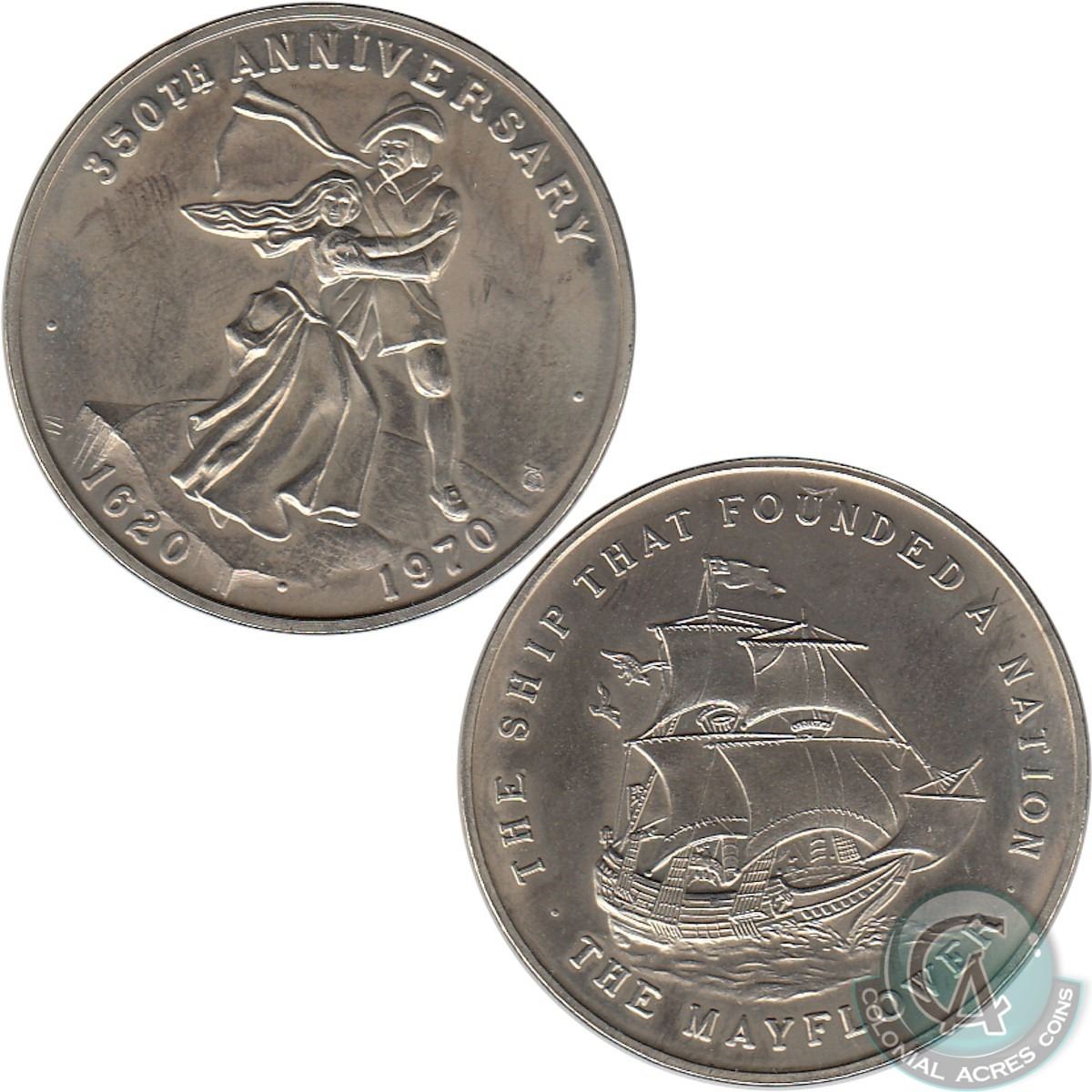 1620-1970 USA Mayflower Ship that founded a nation 350th Anniversary ...