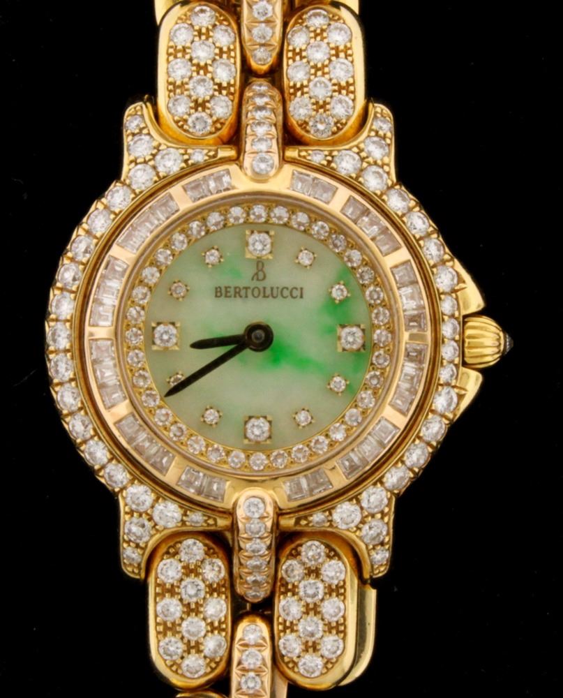 WATCH: [1] 18KY & RG ladies Bertolucci Pulchra watch with an ...