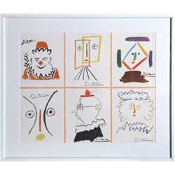 Pablo Picasso, Portraits, Screenprint Wallpaper