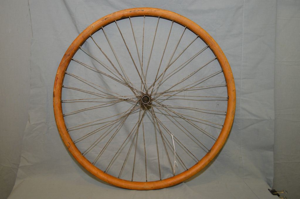 Vintage 25" wooden bicycle wheel