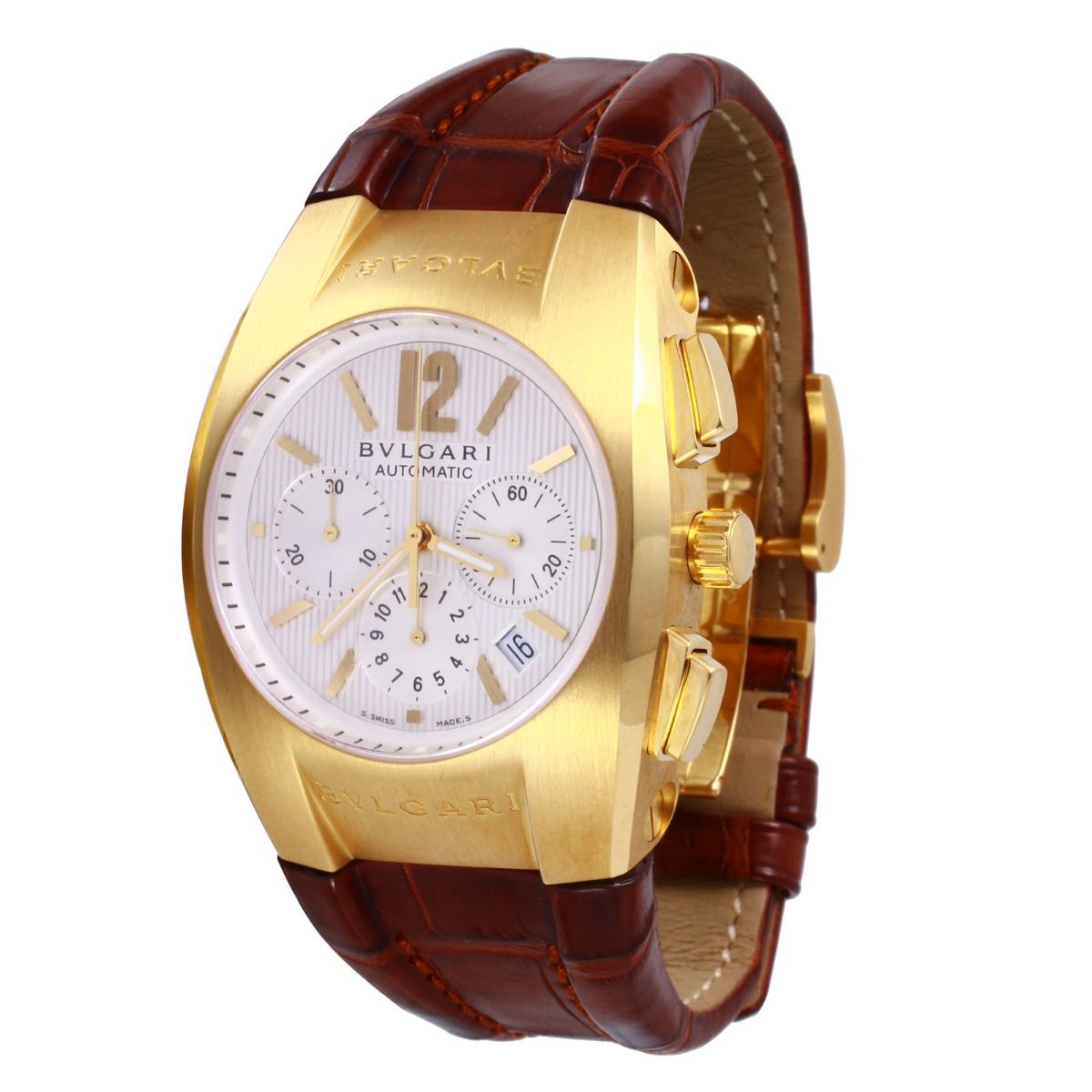 Bvlgari Ergon Chronograph 18K Gold Men’s Wristwatch - #2301
