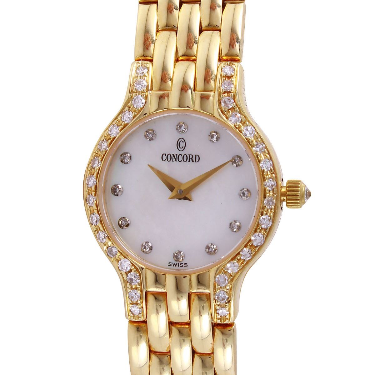 Concord Ladies 14KT Yellow Gold Diamond "Les Palais" Watch - #418