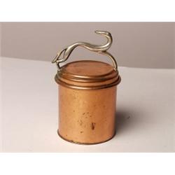 Flemish Copper Whippet Canister