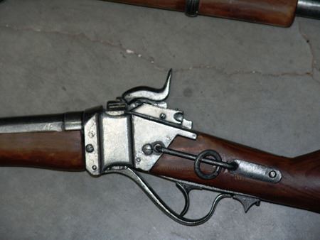3 Vintage Rifle Movie Props