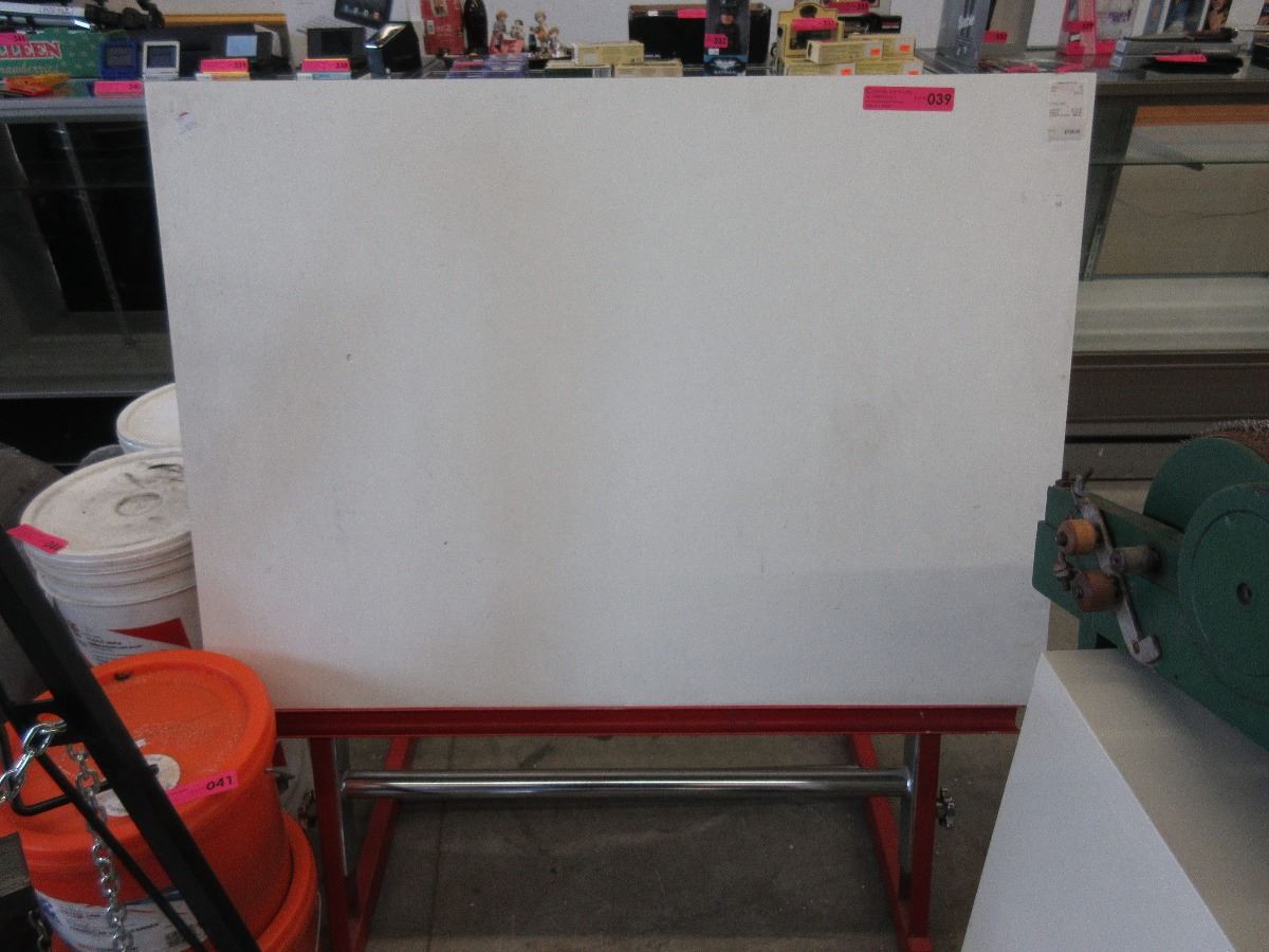 Fold down drafting table - used
