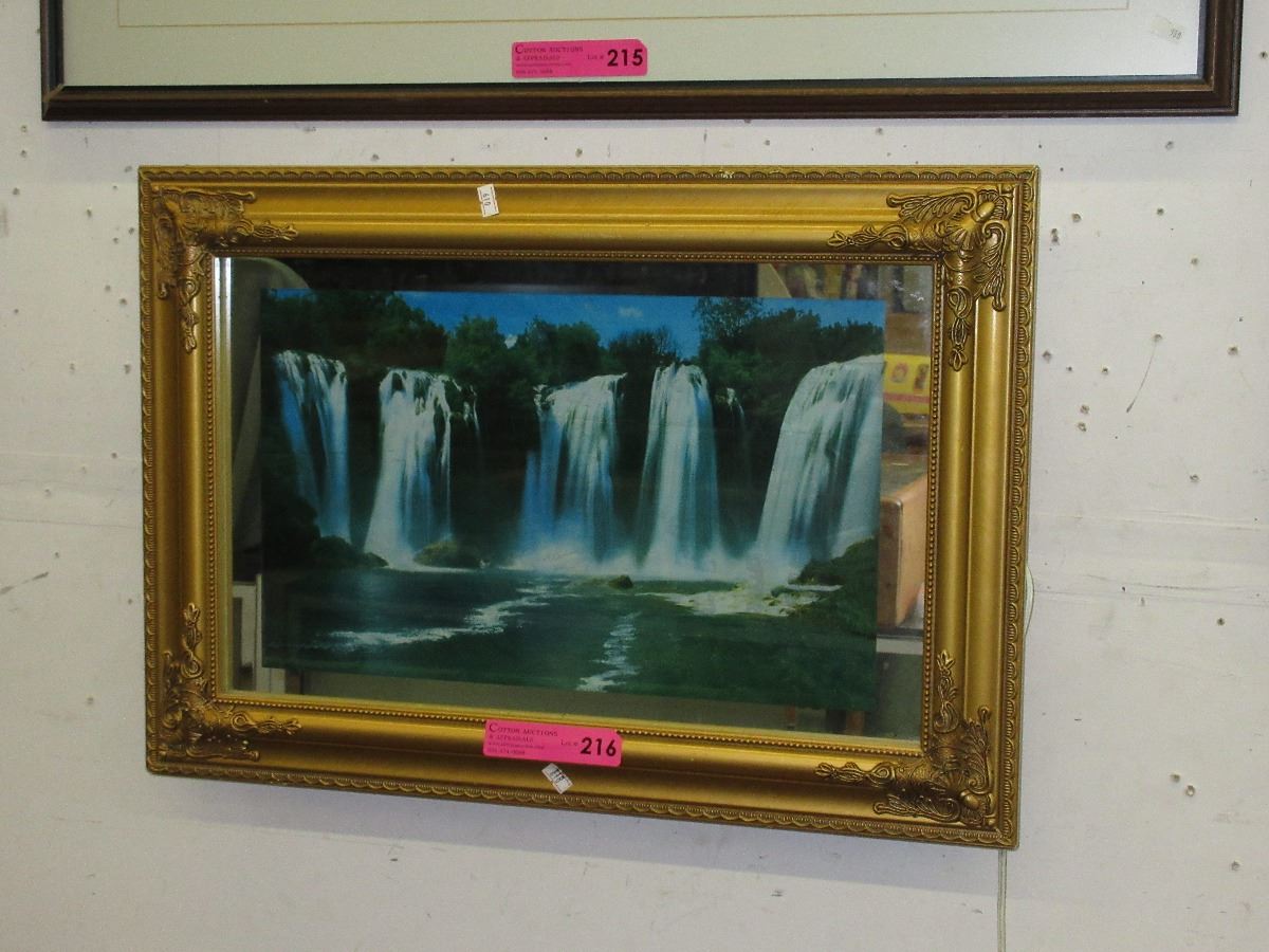 Electric waterfall picture - used