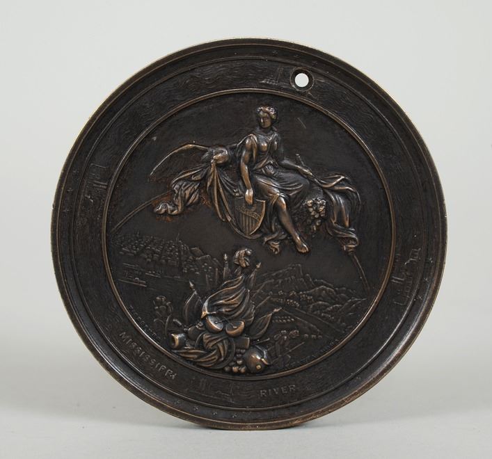 Major General Ulysses S. Grant Pease Medal 3" D. Good Condition