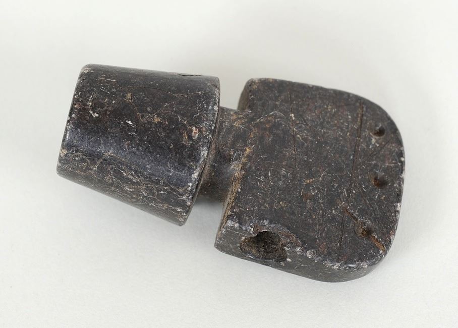 Early Micmac Steatite Pipe with Incised Erotic Design From Fort Gary ...