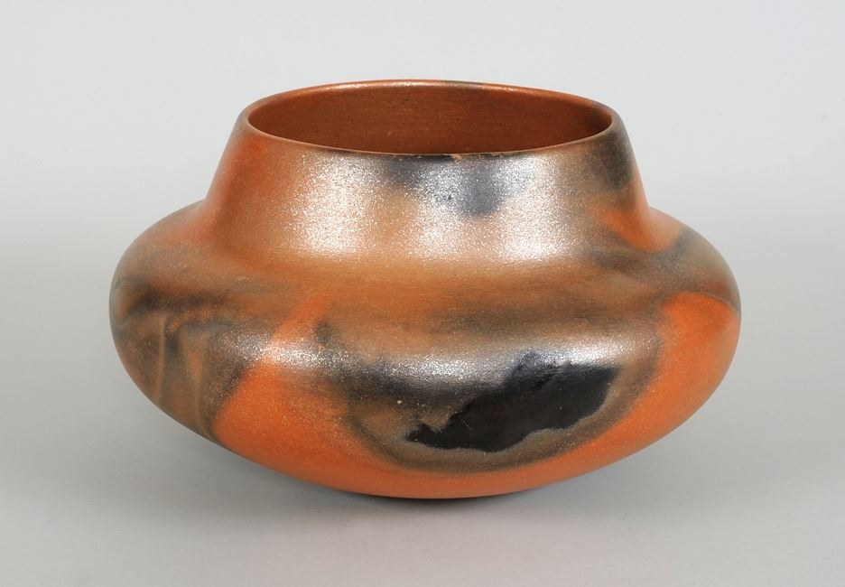 Southwest Micaceous Pottery Bowl Handmade in Cochiti/Taos Style 12 1/2 ...