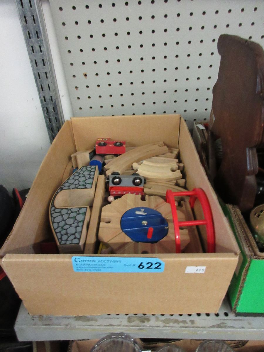 Wood train set - used