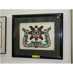 Signed original First Nations painting