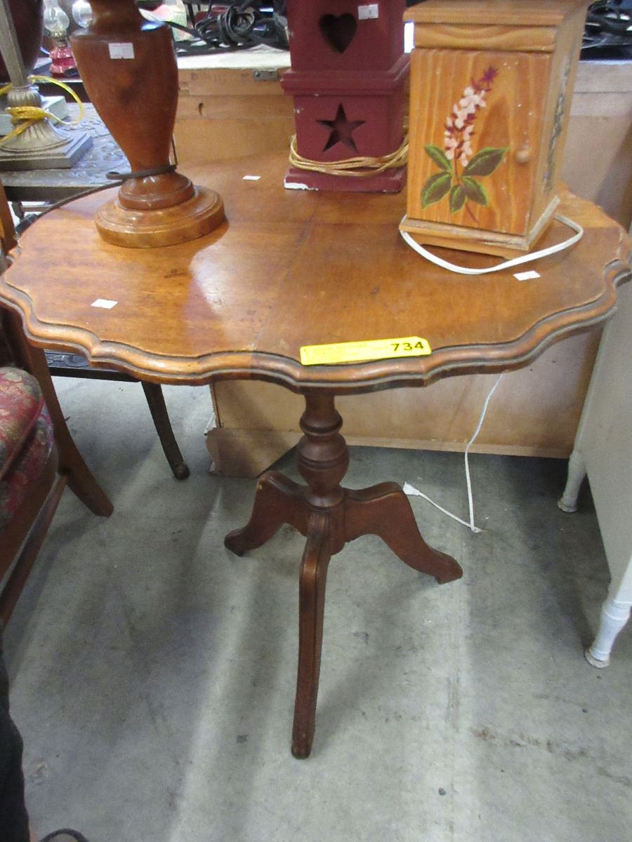 Vintage wood parlor table