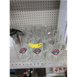 12 "Rickard's Red" pint glasses - used