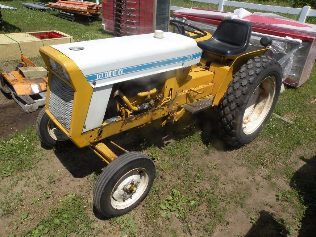 Cub Low Boy 154 w/Woods 59 bellymower & sickle mower SN-008904