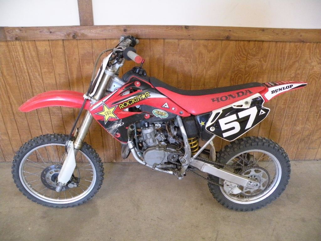 2005 Honda CR85 dirt bike SN-JH2HE07385K201359