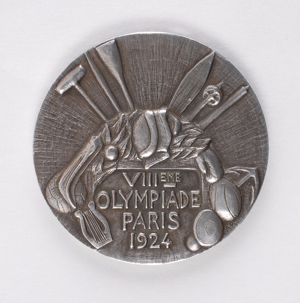 Paris 1924 Summer Olympics Silver Winner’s Medal
