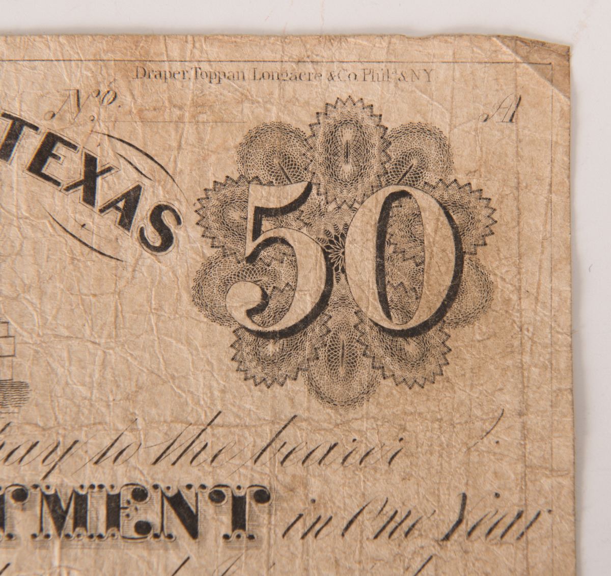 Texas $50 Bill