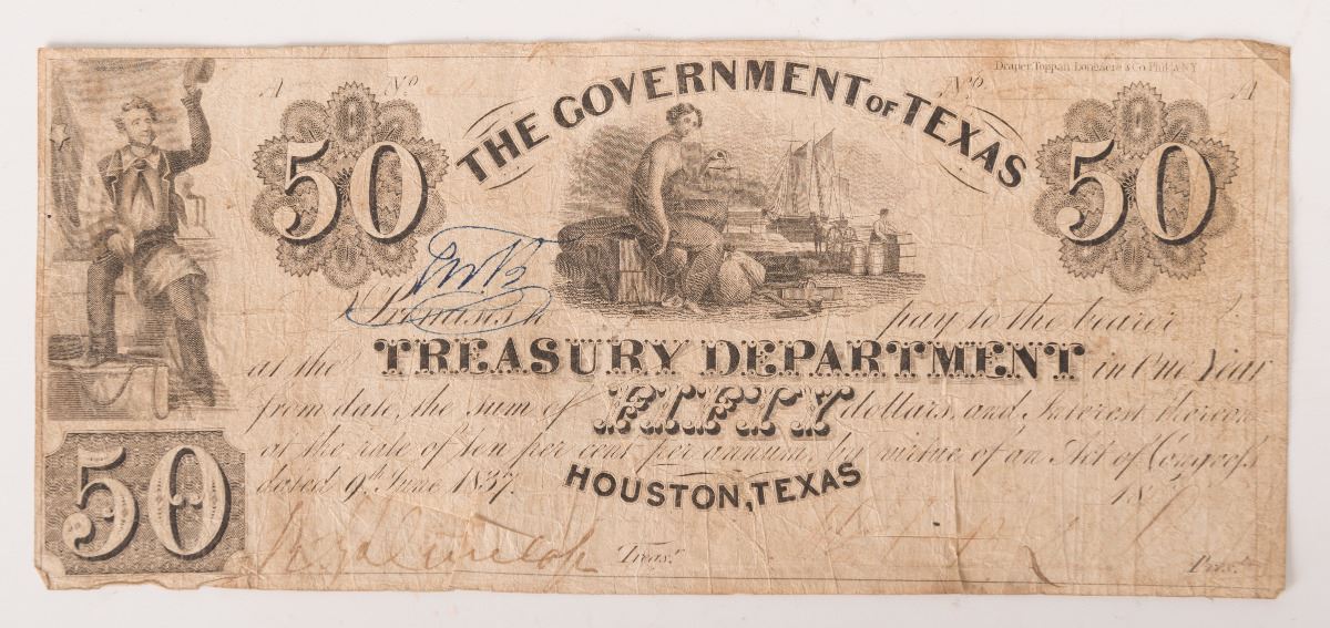 Texas $50 Bill