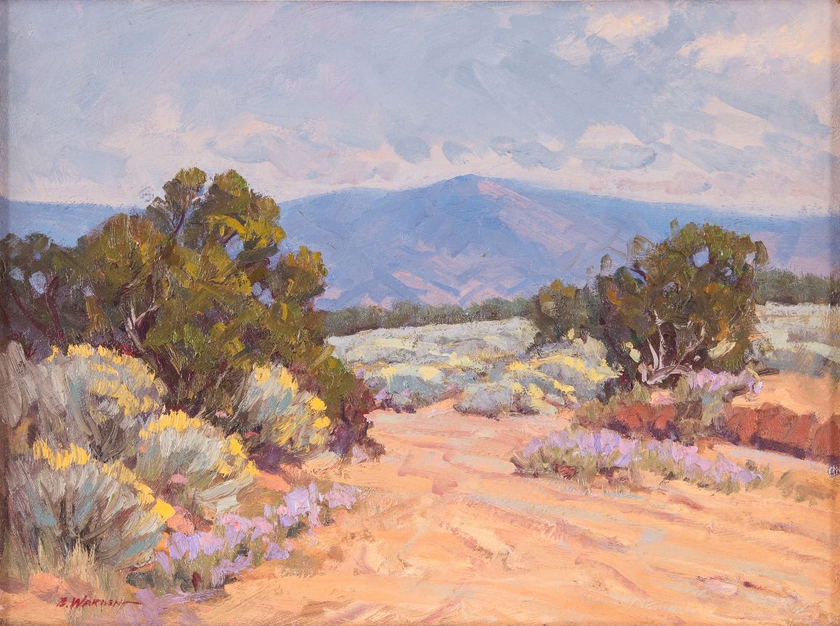 Bill Warden, oil on board