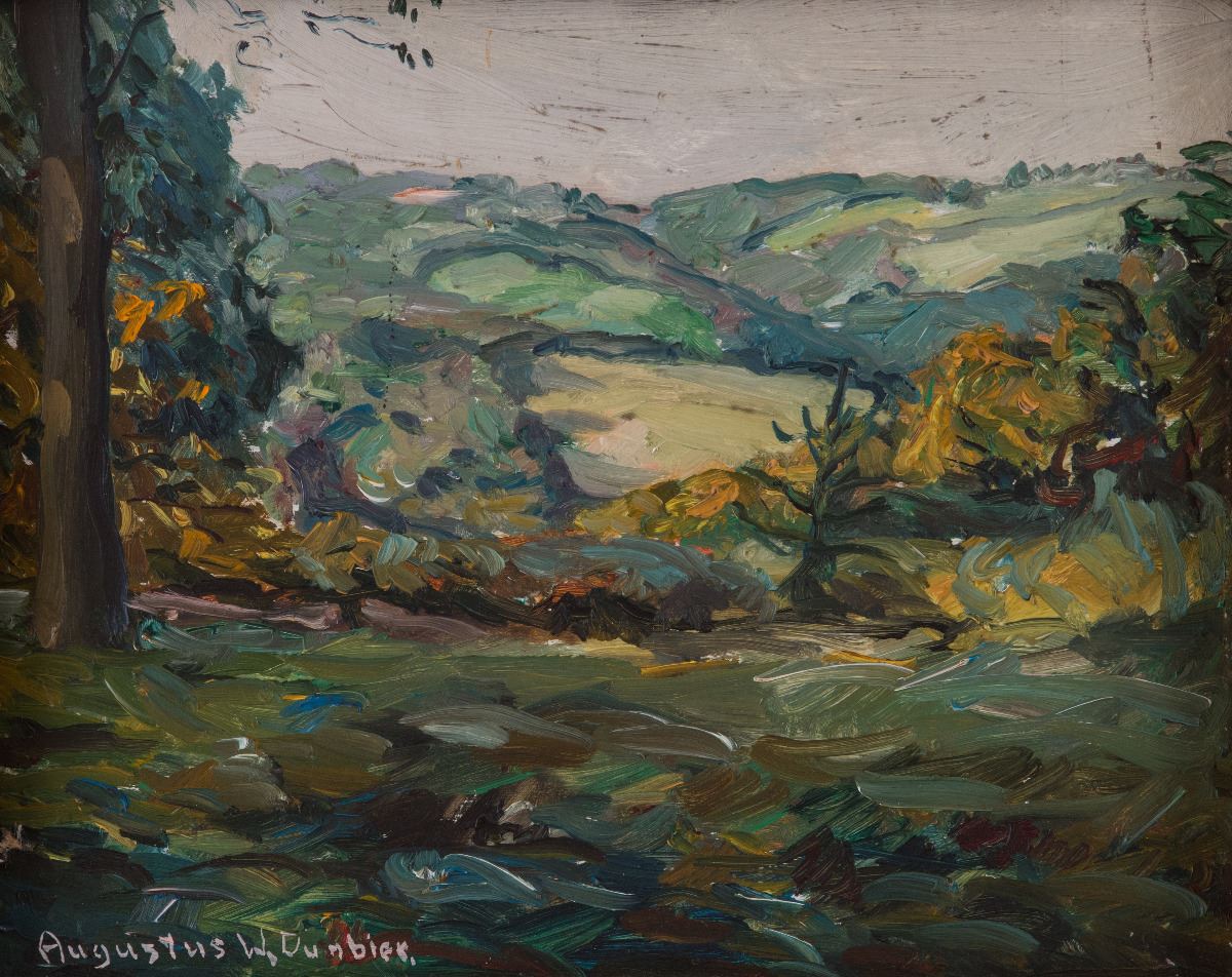 Augustus W. Dunbier, oil on board
