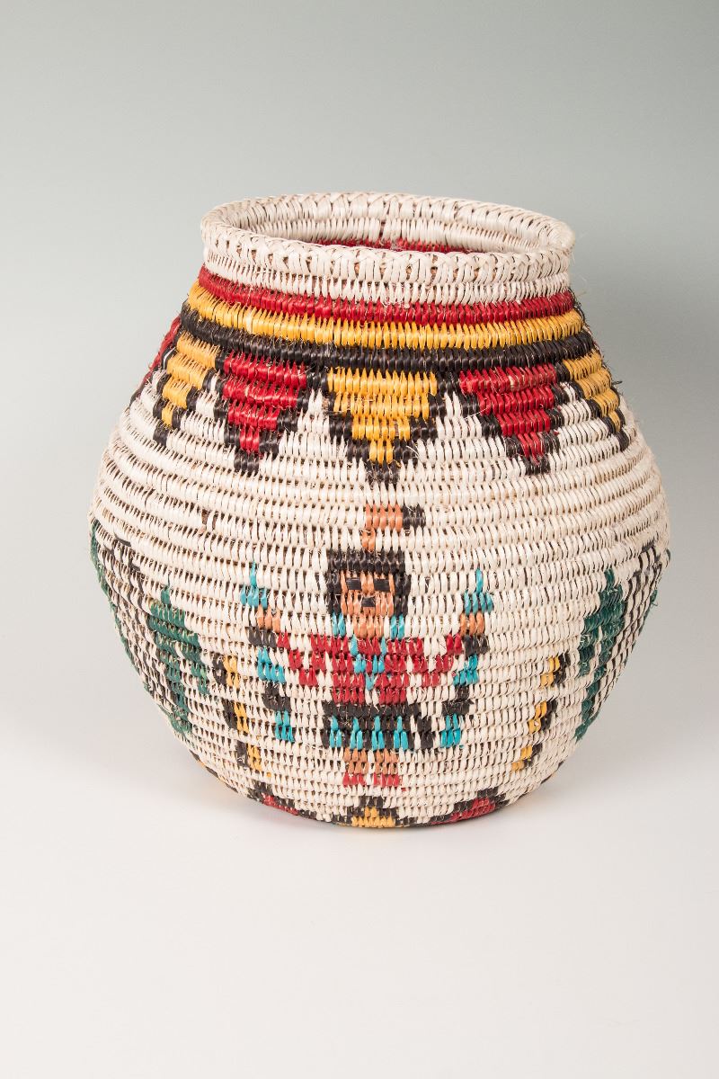 Olla Basket by Sally Black (Navajo), 11" x 12"