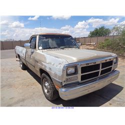 1992 - DODGE D150