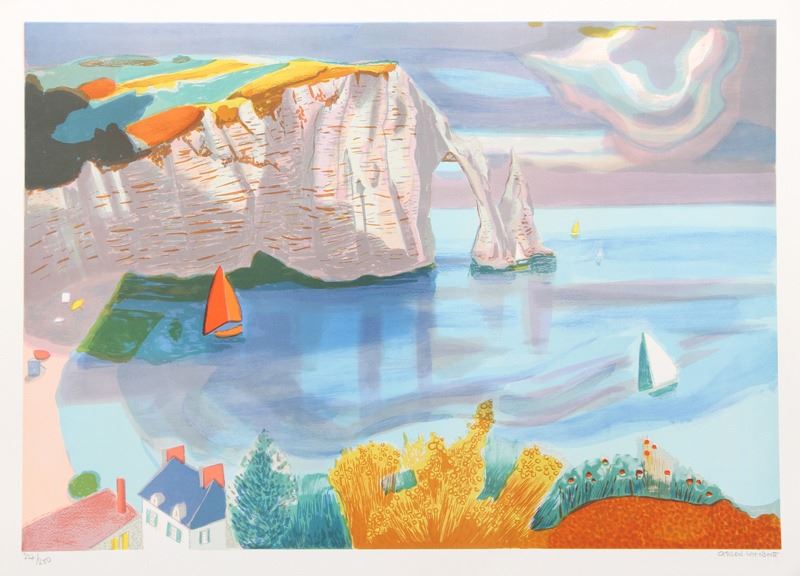 Georges Lambert, Sailing, Lithograph