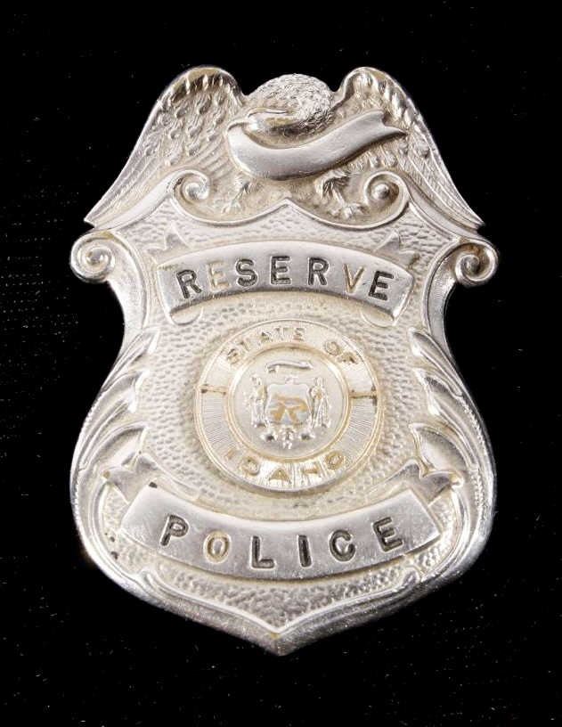 Early Vintage State of Idaho Reserve Police Badge