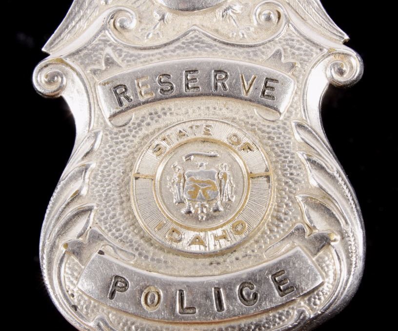 Early Vintage State of Idaho Reserve Police Badge