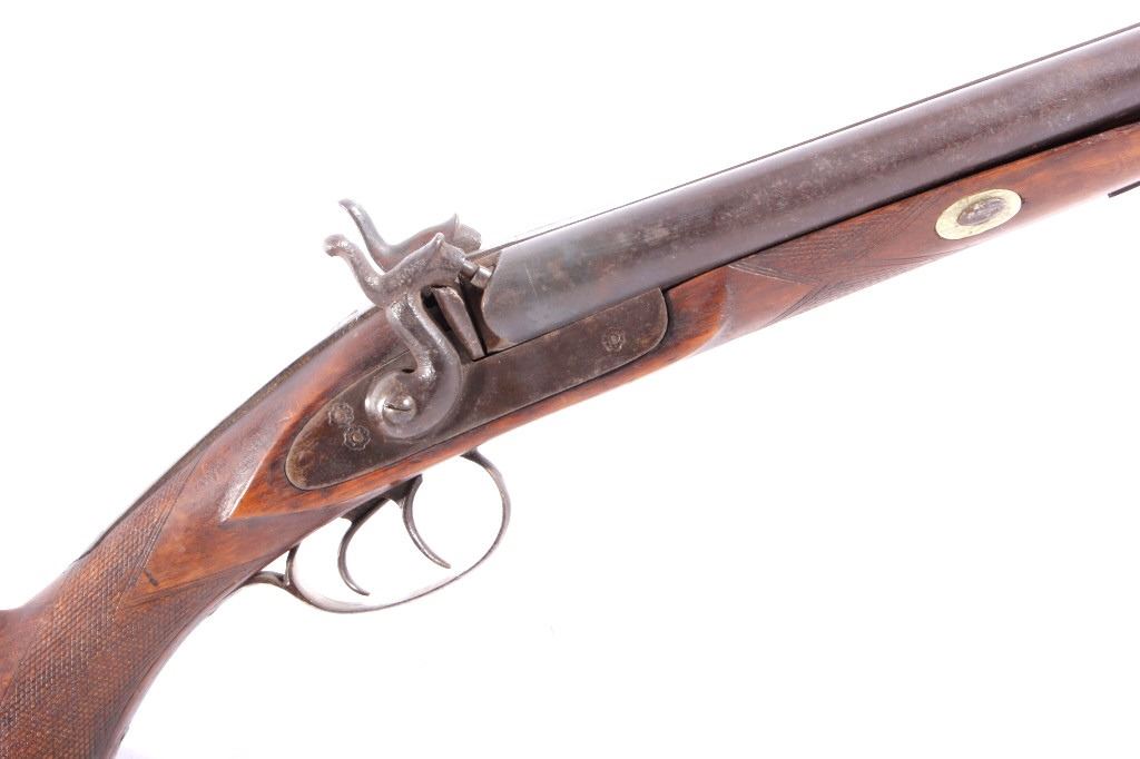 Belgium Leige Double Barrel Shotgun c. 1857-1880