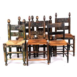 Antique American Colonial Chair Collection