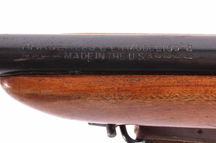 Ranger Model 103-2 .22 Bolt Action Rifle