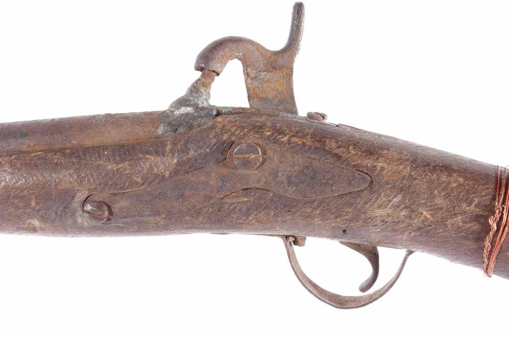 Early North Plains Indian Trade Percussion Rifle