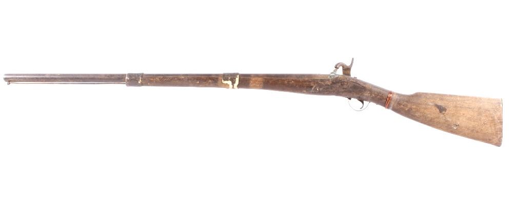 Early North Plains Indian Trade Percussion Rifle