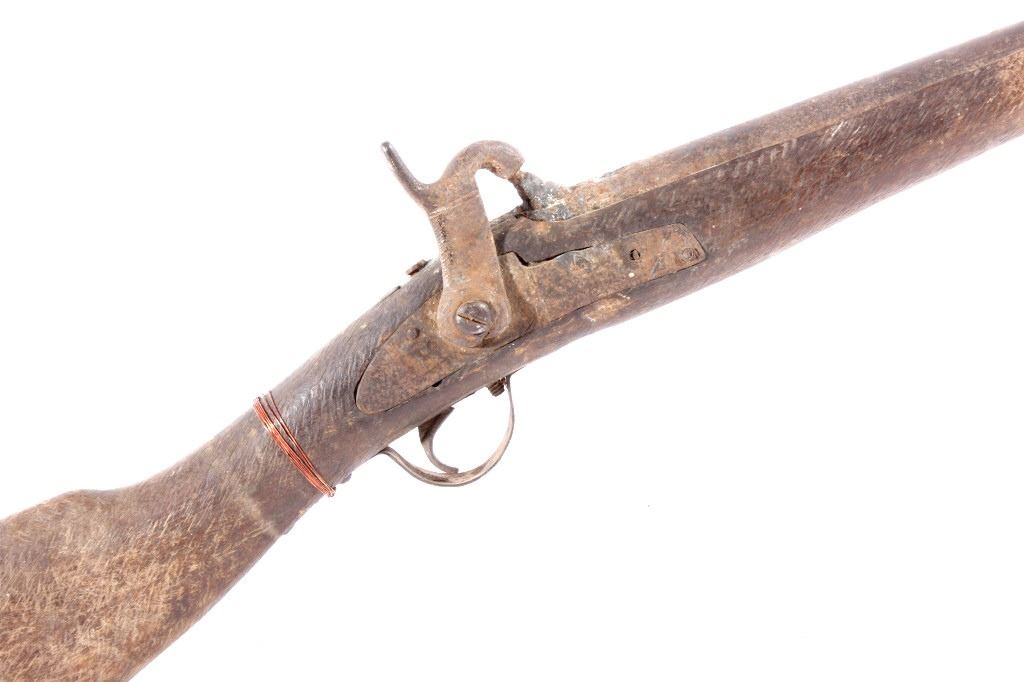 Early North Plains Indian Trade Percussion Rifle