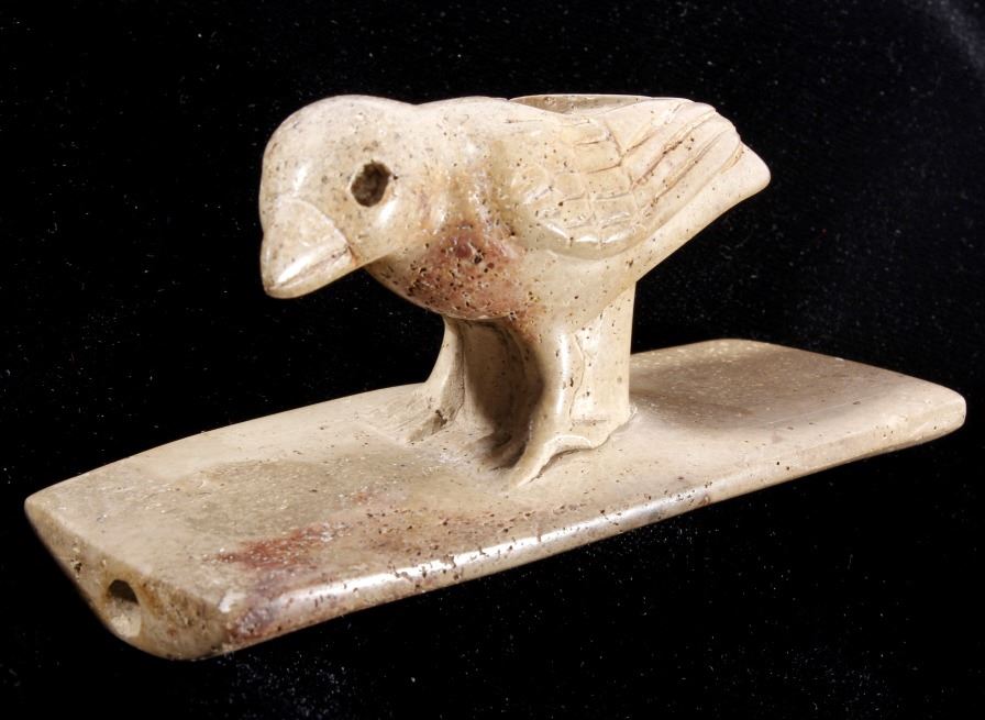Woodland Indians Hopewell Bird Effigy Pipe 500BC-