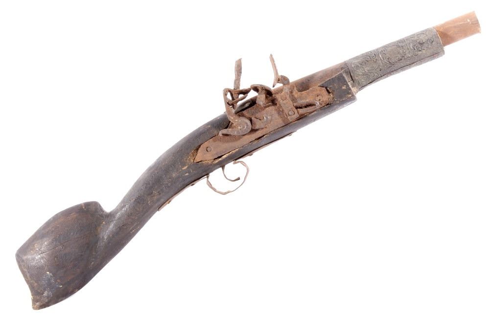 Middle Eastern Flintlock Camel Rifle Blunderbuss
