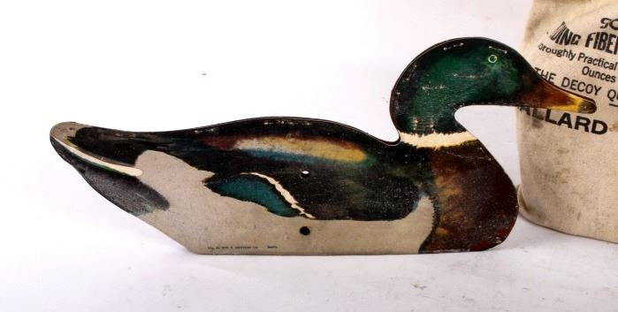 Early Johnson's Fiber Board Duck Decoy's