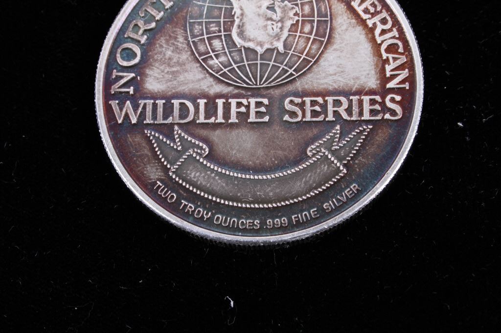 Two Troy Oz. Silver Coin American Wildlife Series