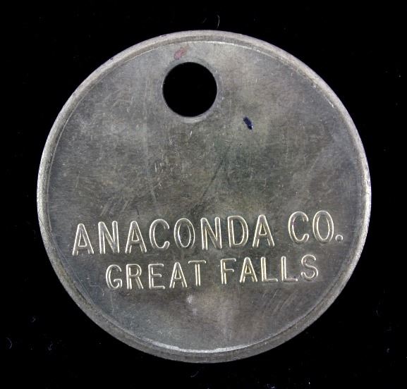 Anaconda Copper Mining Company Brass Tags