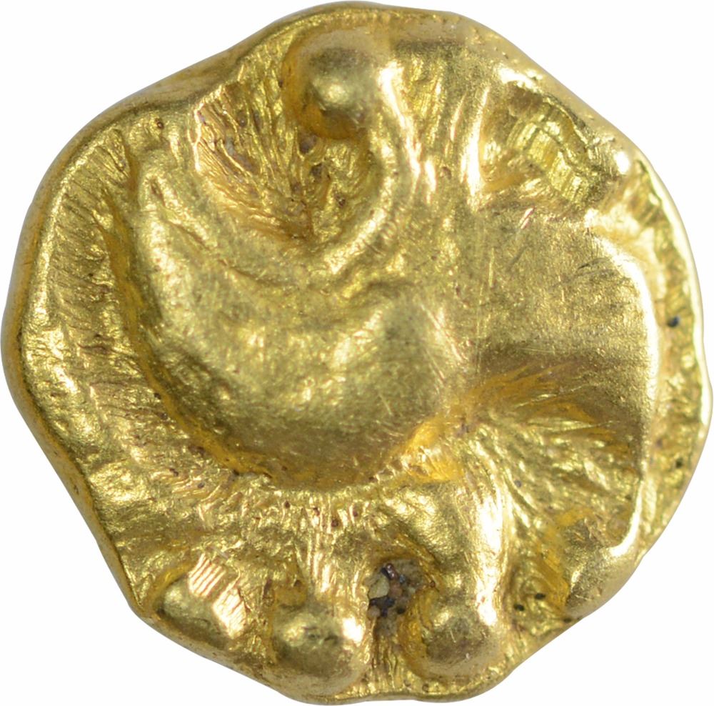 Gold Fanam Coin of Western Ganga Dynasty.