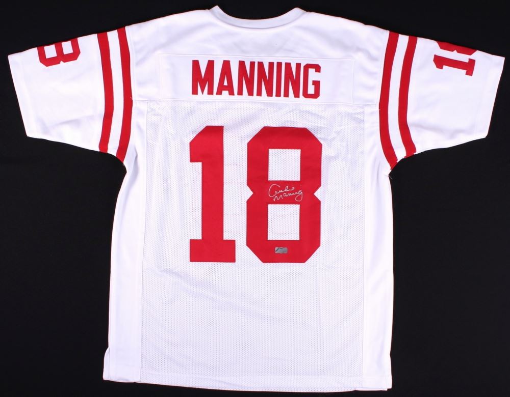 Archie Manning Signed Ole Miss Throwback Jersey (Radtke COA)