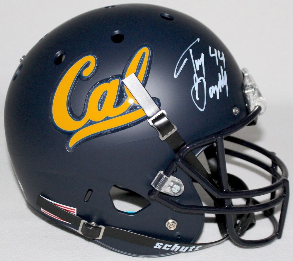 Tony Gonzalez Signed California Full-Size Helmet (Radtke COA)