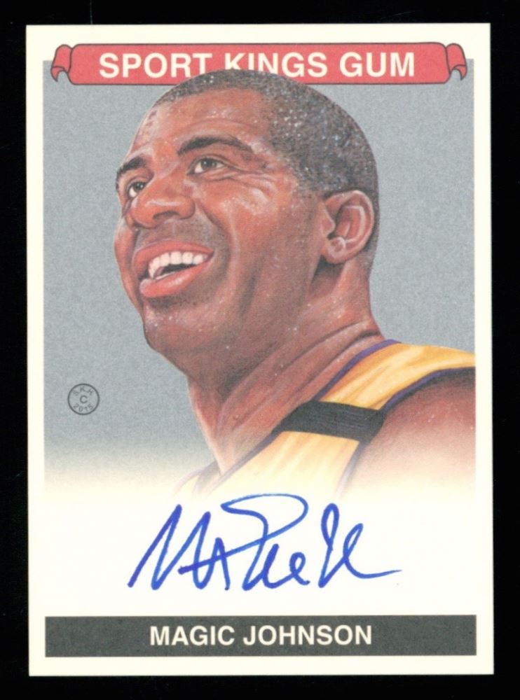 Magic Johnson 2015 Leaf Sportskings Autograph #MJ1