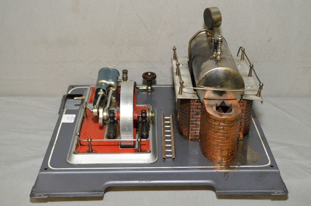 Vintage Wilesco stationary steam engine