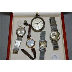 Magnified paperweight pocket watch style desk clock marked Omega and ...