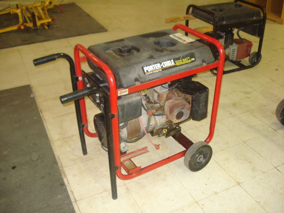 PORTER & CABLE 6000 WATT ELECTRIC GENERATOR