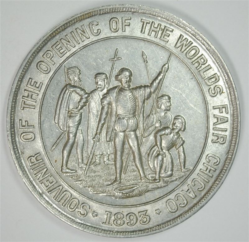 1893 COLUMBIAN EXPO CHICAGO WORLDS FAIR TOKEN