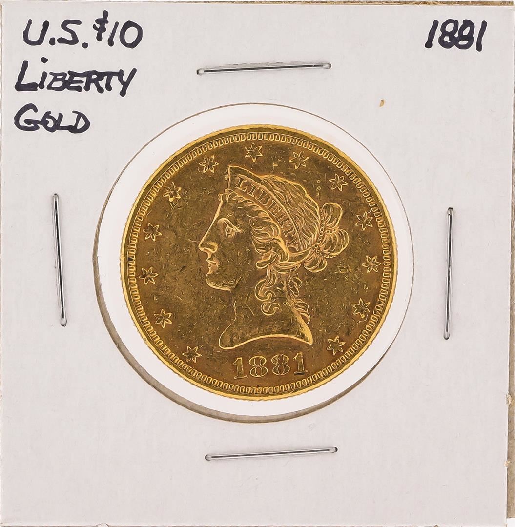 1881 $10 Liberty Head Eagle Gold Coin
