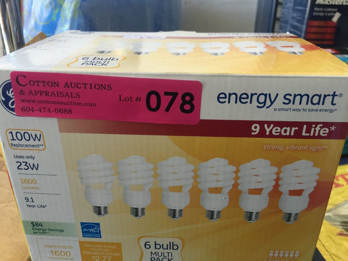 Case of 6 New Energy Smart Light Bulbs
